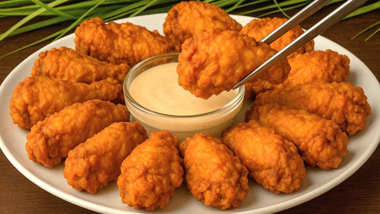 طرز تهیه بال مرغ سوخاری با پوسته ترد به سبک KFC